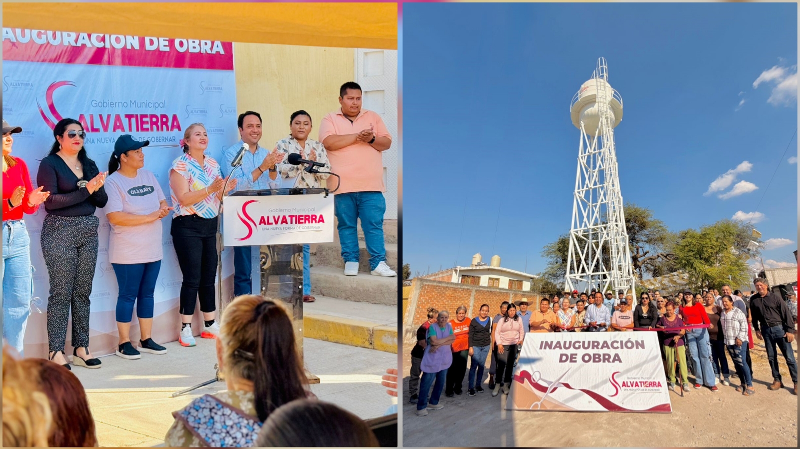 Daniel Sámano entrega tanque de agua en Los Manríquez con inversión de ...